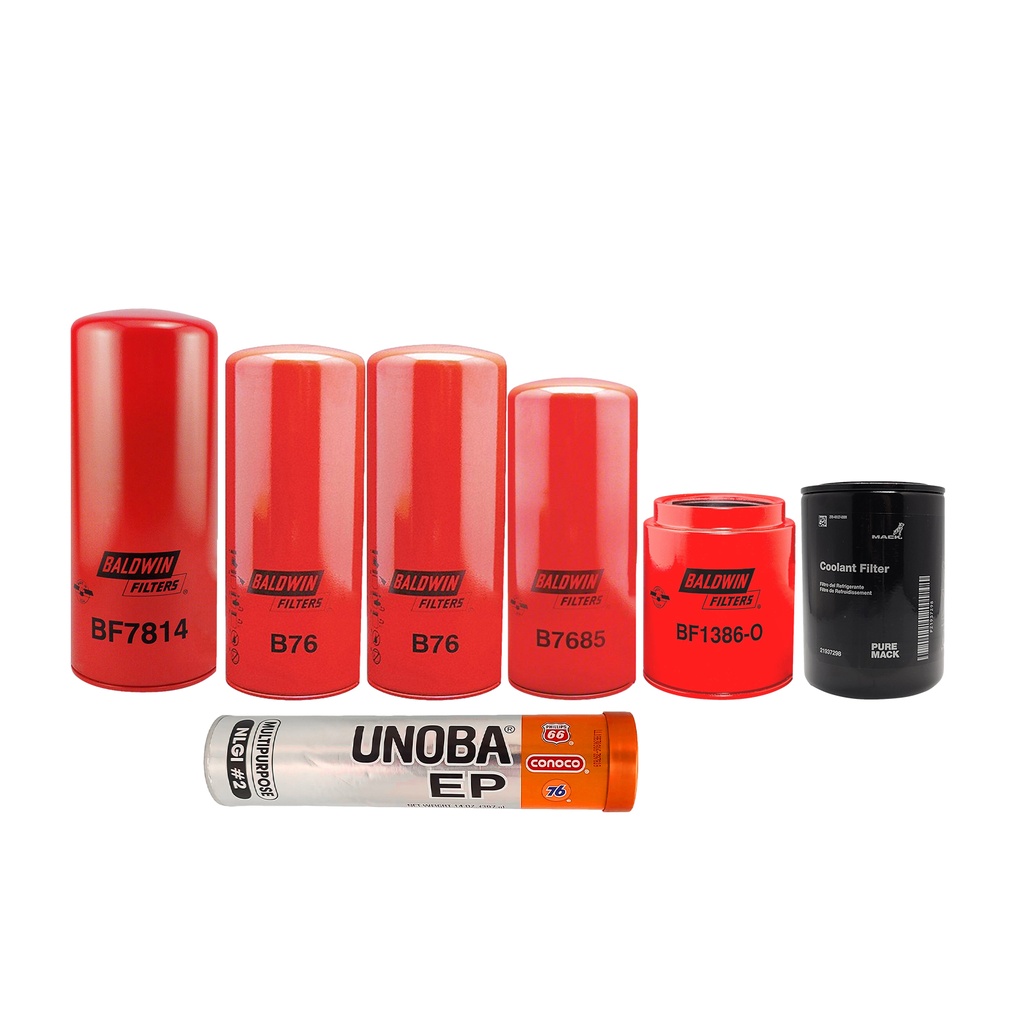 VOLVO OIL CHANGE KIT, B76, BF7814, B7685, BF1386-O, 21937298, FREE ...